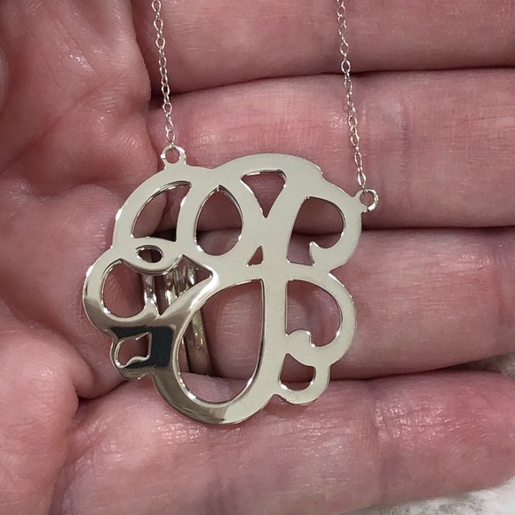 Silver Jeans | Jewelry | Nwt 925 J Initial Pendant With Chain | Poshmark